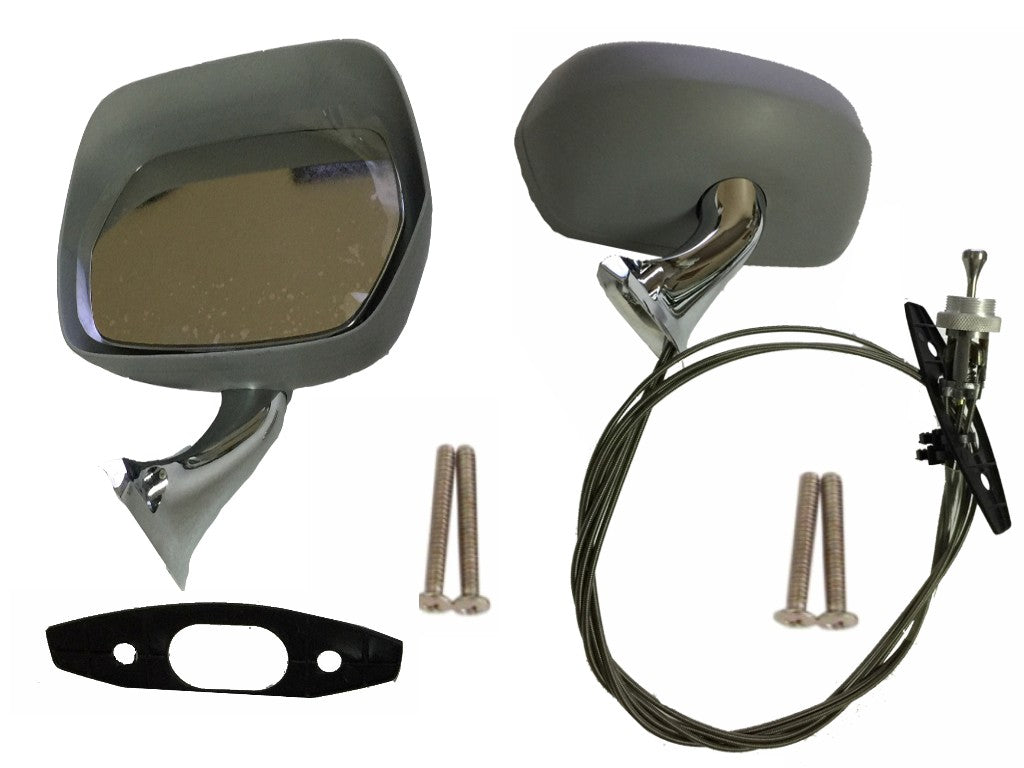 AMC-234CPKIT Mopar 1970-74 AMC Chrome/Painted Rearview Mirror Kit ...