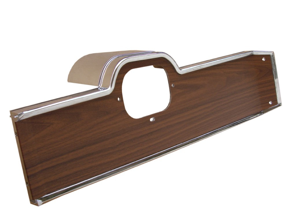 1967 Pontiac LeMans and GTO 4 Speed Console Woodgrain Top Plate